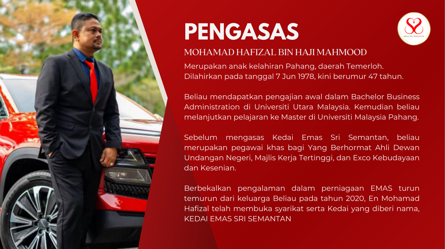 Mengenai Kami – Kemudahan Simpanan Emas Kedai Emas Sri Semantan